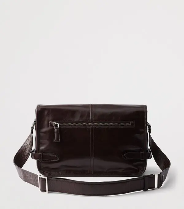 Prada Leather Cross-body Bag - Brown