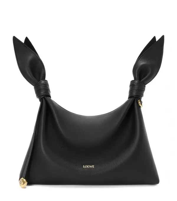 Loewe Mini Leather Shoulder Bag - Black