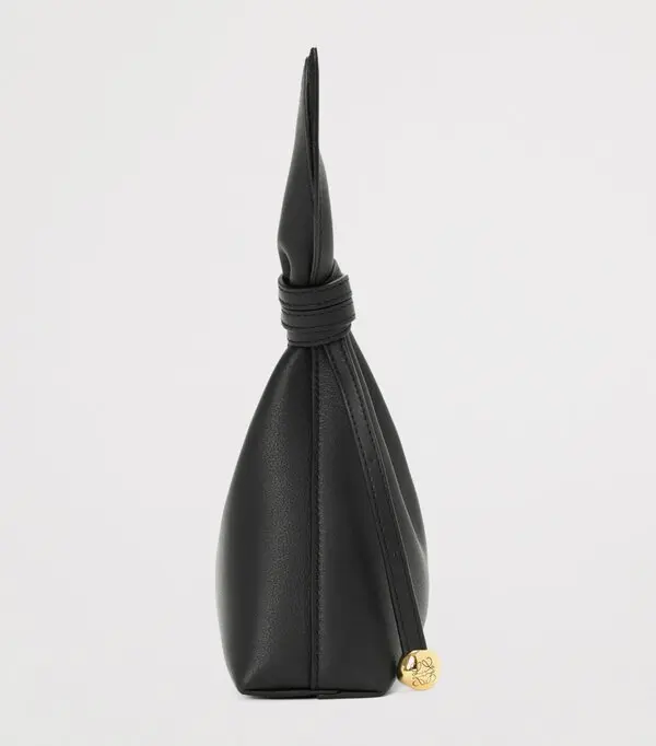 Loewe Mini Leather Shoulder Bag - Black