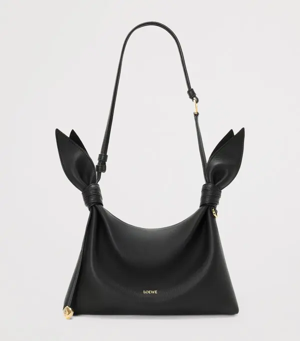 Loewe Mini Leather Shoulder Bag - Black