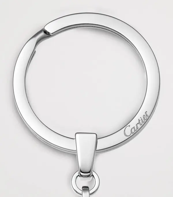 Cartier Wax Seal Motif Stainless Steel Keyring