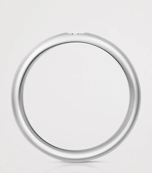 Cartier 1895 Platinum And Diamond Band Ring