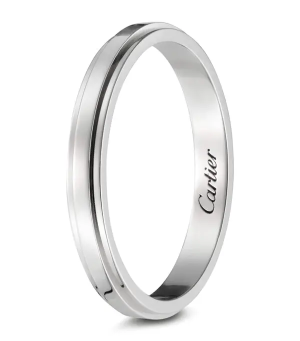 Cartier Platinum D'amour Wedding Band - Silver