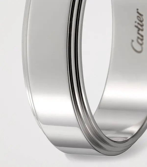 Cartier Platinum And Diamond D'amour Wedding Band