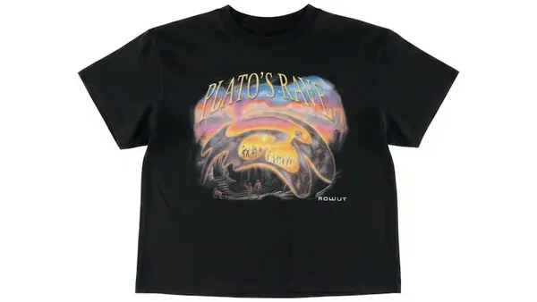 ROMBAUT Platos Rave Baby Tee Shirt - Black