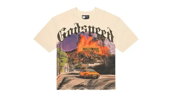 GODSPEED Los Scandalous T-shirt - Bone