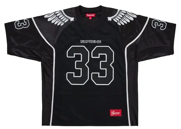 Supreme Wings Football Jersey - Black