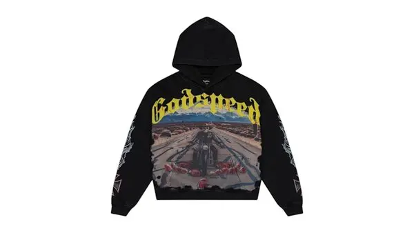 GODSPEED Long Lonely Road" Graphic Hoodie