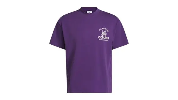 Adidas Design Studio Jabbar Graphic Tee Shirt - Violet