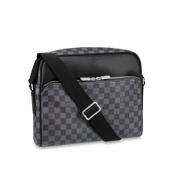 LOUIS VUITTON Reporter Dayton Damier Graphite Mm - Black/grey
