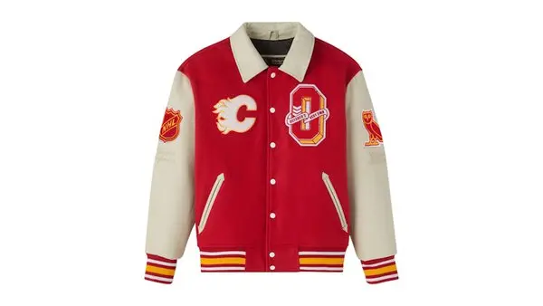 OVO Nhl Calgary Flames Varsity Jacket