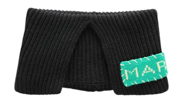 Marni High Necked Scarf - Black