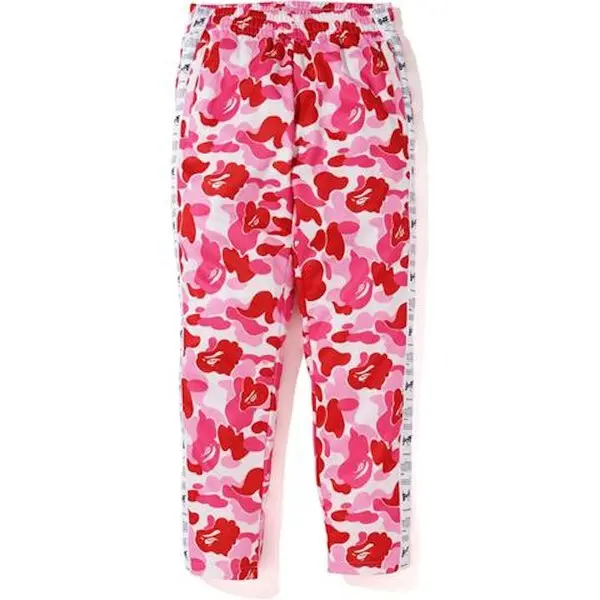 A BATHING APE Abc Sta Tape Jersey Pants - Pink