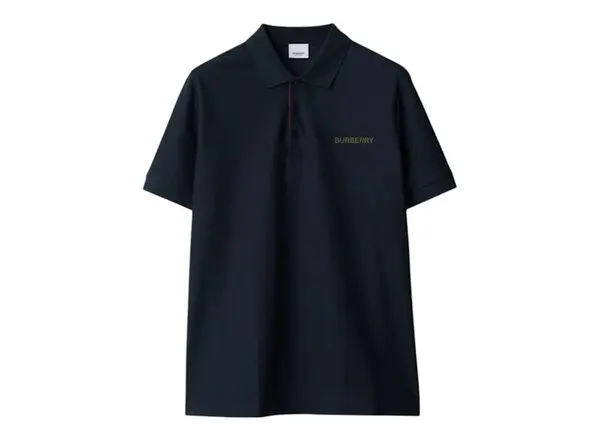 Burberry Lapel Short Sleeve Polo Shirt - Multicolor