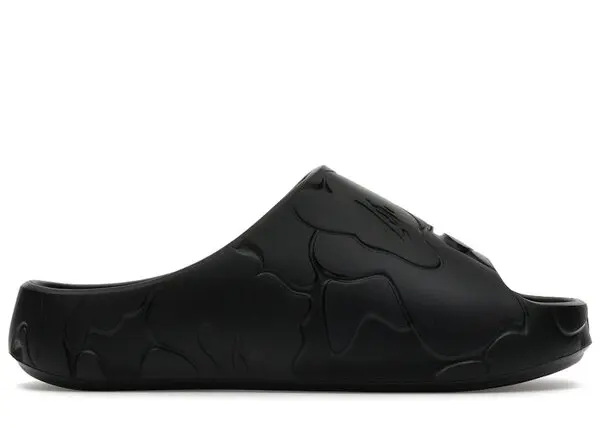 A BATHING APE Slide #1 Solid Camo - Black