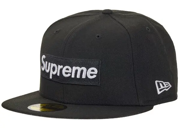 Supreme Box Logo Fitted Cap - Black
