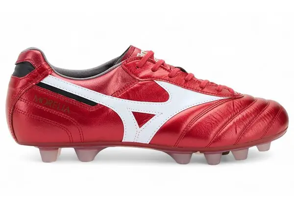 Mizuno Morelia Ii Japan Md Packin - Ruby Red/white