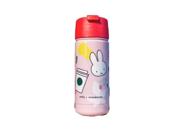 STARBUCKS X Miffy Korea Limited Edition 18oz Stainless Stee Shirtl Tumbler Pink - Multicolor