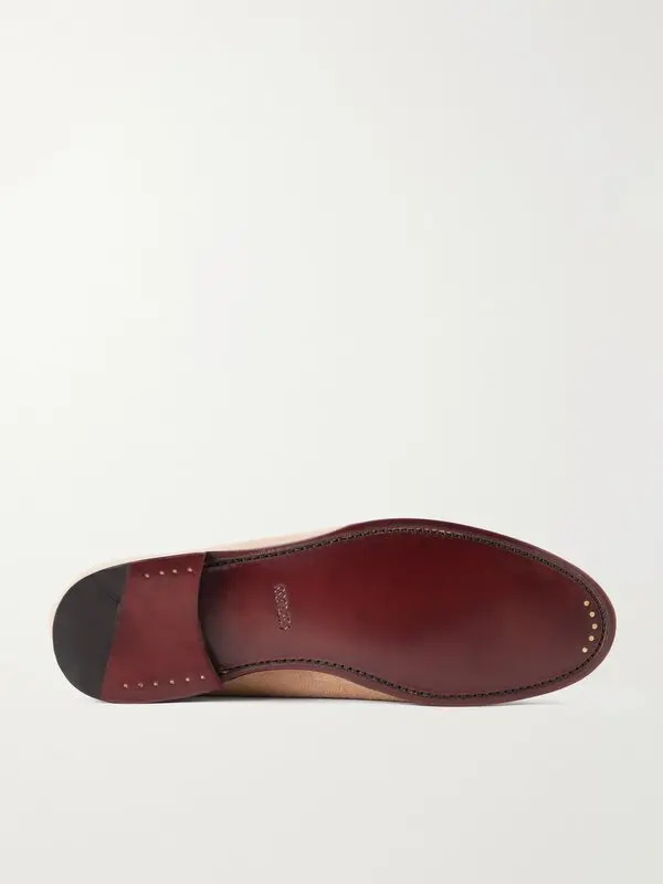 MORJAS Suede Penny Loafers