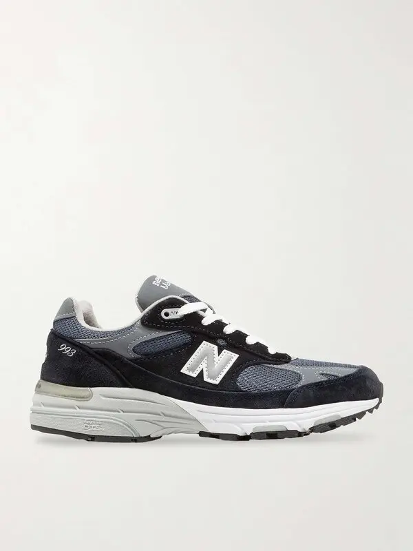 NEW BALANCE 993 Suede And Mesh Sneakers