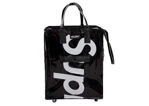 Supreme Hulken Rolling Tote Bag - Black