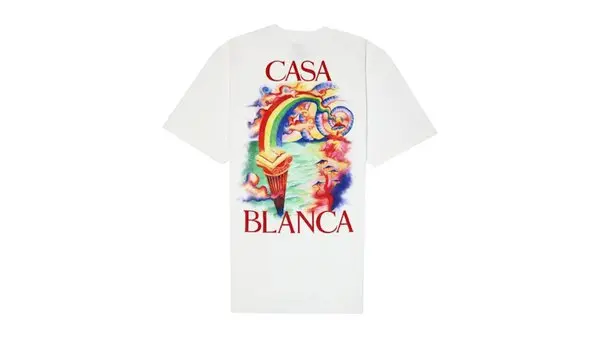 Casablanca Printed Nature T-shirt - White