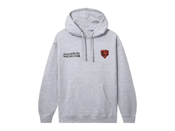 ANTI SOCIAL SOCIAL CLUB X Chicago Bears Team Hoodie - Grey