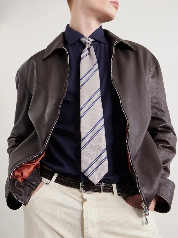 Brunello Cucinelli Herringbone Cotton And Lyocell-blend Shirt