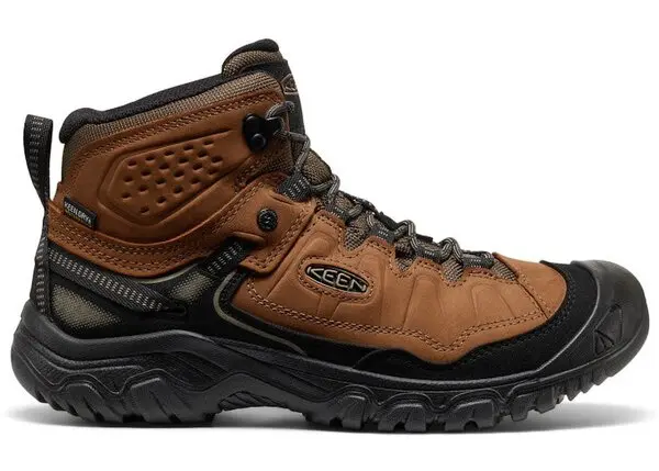 Keen Targhee Iv Waterproof Hiking Bootin - Bison/black