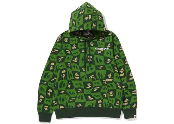 A BATHING APE Distortion Pullover Hoodie