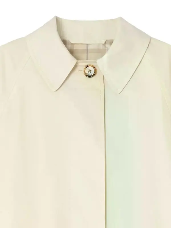 Burberry Long Tropical Gabardine Car Coat