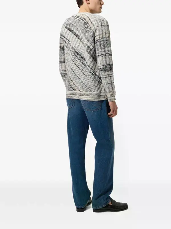 Missoni Macro-check Wool-blend Pullover - Neutrals