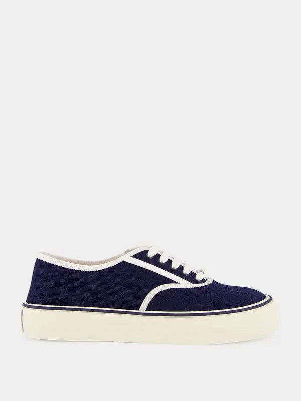 Dior Saltwind Jacquard Sneakers - Blue