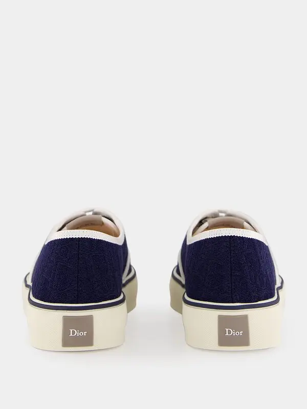 Dior Saltwind Jacquard Sneakers - Blue
