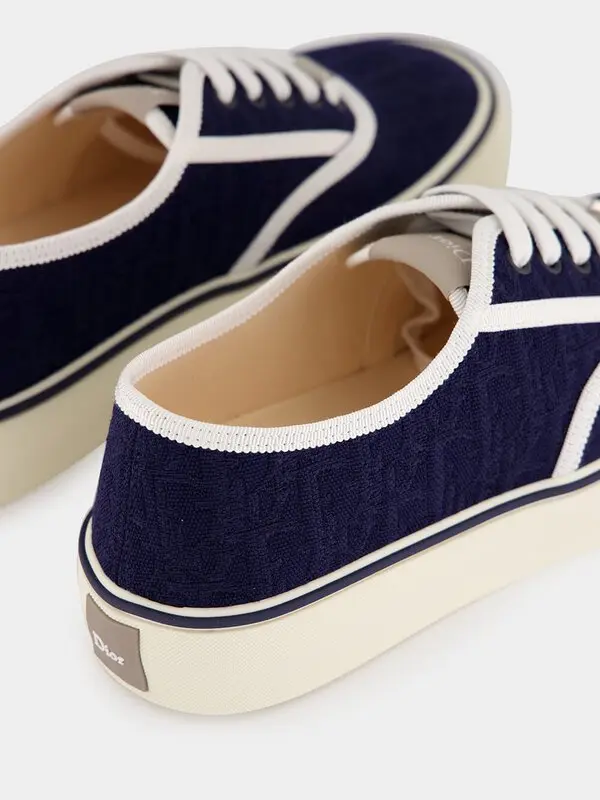 Dior Saltwind Jacquard Sneakers - Blue