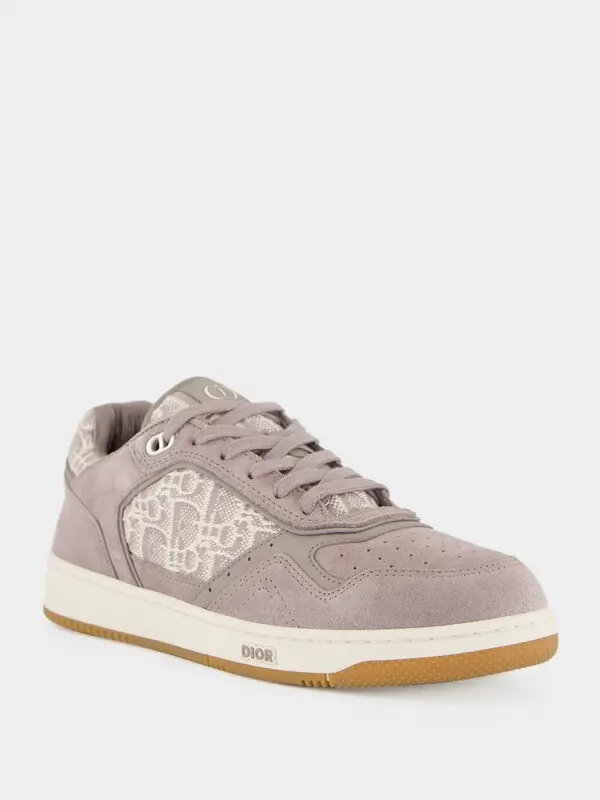 Dior High Top Sneakers With Monogram Detail