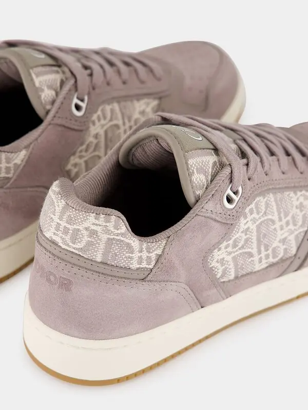 Dior High Top Sneakers With Monogram Detail