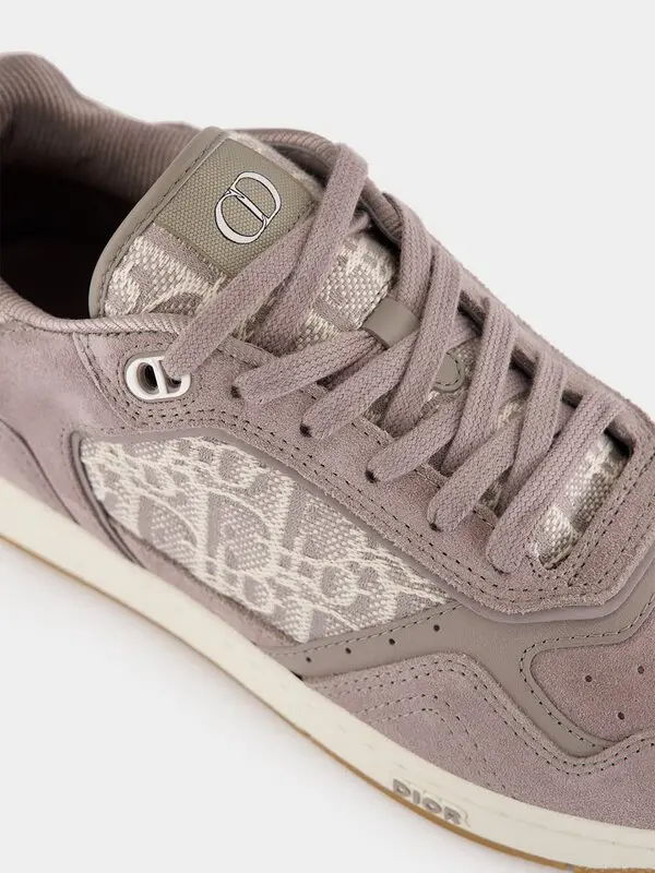 Dior High Top Sneakers With Monogram Detail