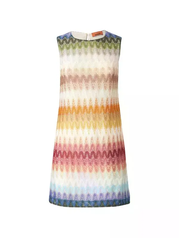 Missoni Sleeveless Dégradé Mini Dress - Neutrals