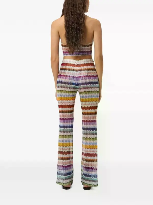 Missoni Zigzag-knit Halterneck Top - Neutrals