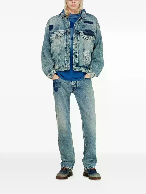 DIESEL® T-shirt With Shadow-effect Patches