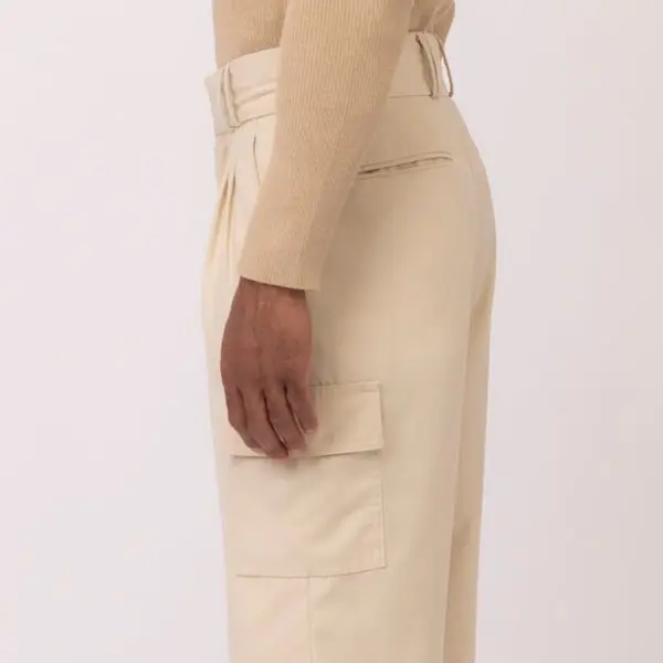 CHUKS COLLINS Neutrals Cargo Pant - Beige