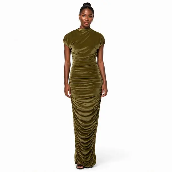 CHUKS COLLINS Angelina Cocktail Gown - Green