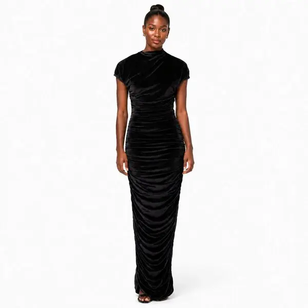 CHUKS COLLINS Angelina Cocktail Gown - Black