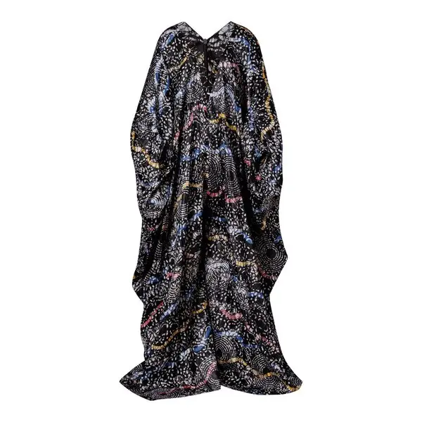 CHUKS COLLINS Black / Grey Ngozie Illusion Drape Jumpsuit - Black/grey