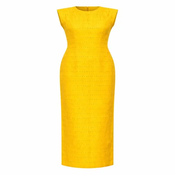 Chuks Collins Sleeveless Fitted Column Dress