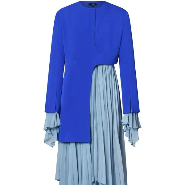 CHUKS COLLINS Asymmetrical Gown - Blue
