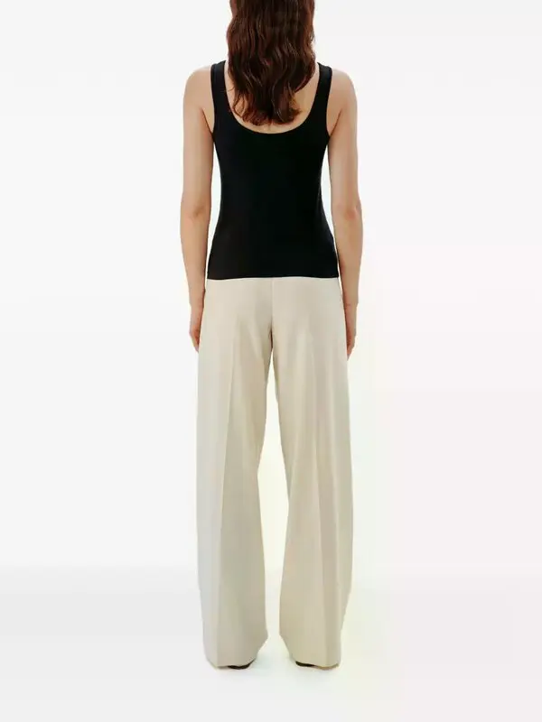Another Tomorrow Slim-fit U-neck Tank Top