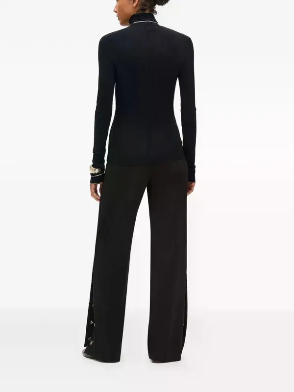 Another Tomorrow Rib-knit Turtleneck Sweater
