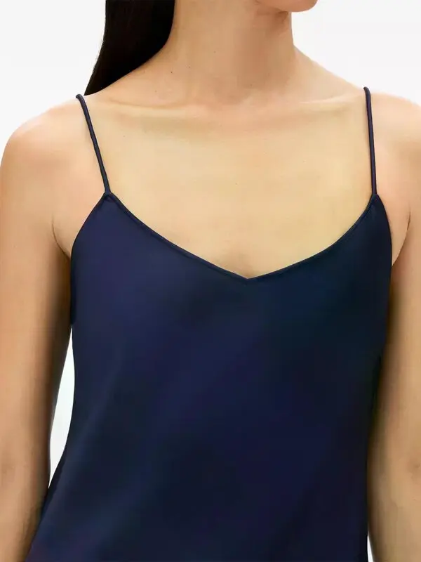 Another Tomorrow Bias-cut Satin Dress